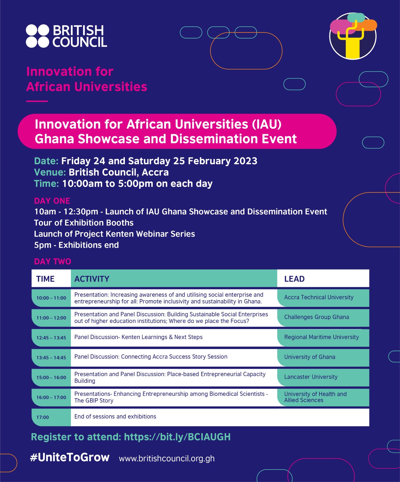 Innovation for African Universities Ghana Showcase and Dissemination ...